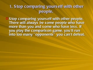 Twelve valuable steps to raise your self esteem | PPT