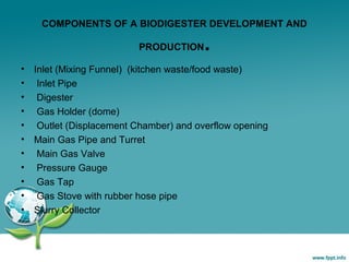 Construction of a Family sized Biodigester | PPT