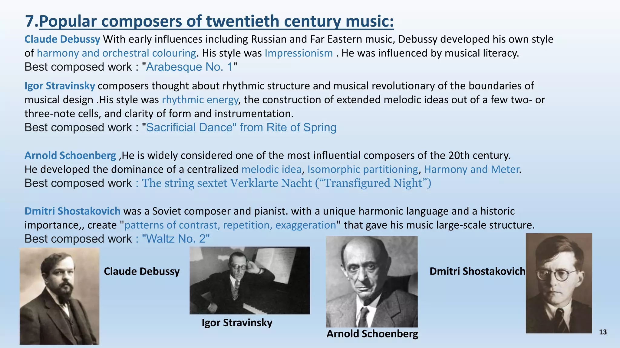 Twentieth Century Music | PPT