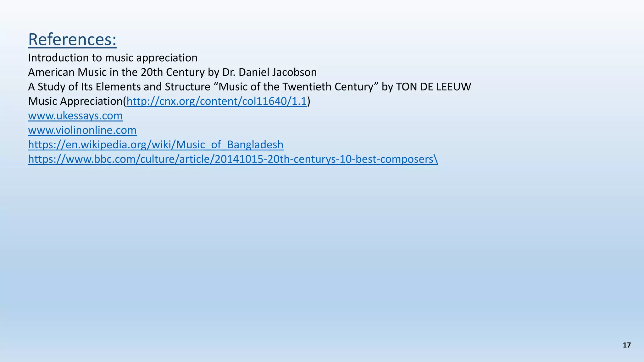 Twentieth Century Music | PPT