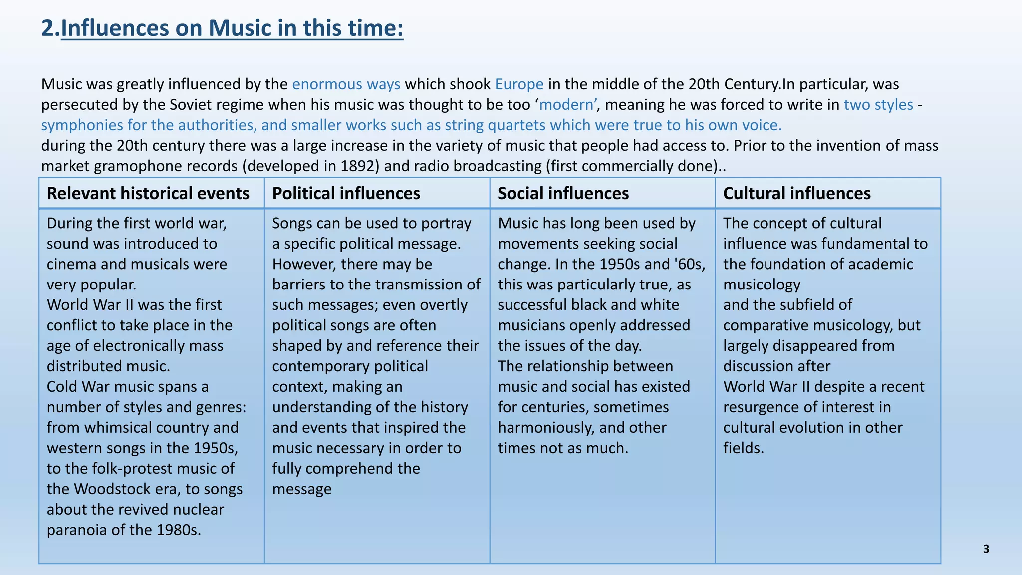 Twentieth Century Music | PPT