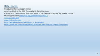 Twentieth Century Music | PPT