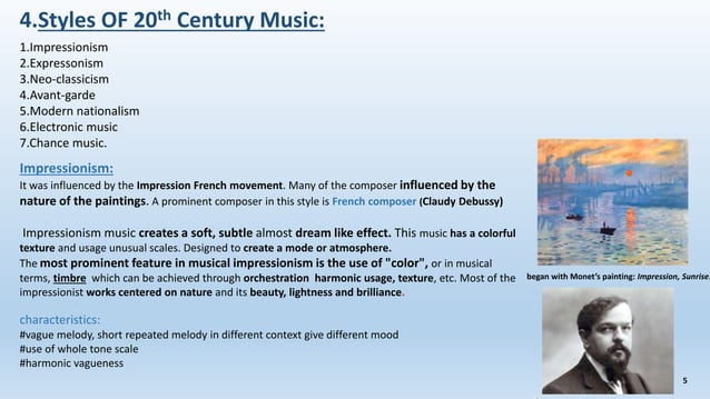 Twentieth Century Music | PPT