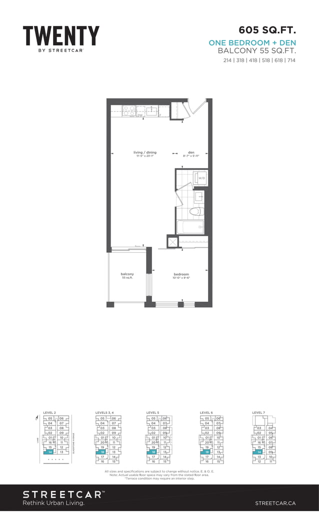 Twenty Gladstone Floorplans | PDF