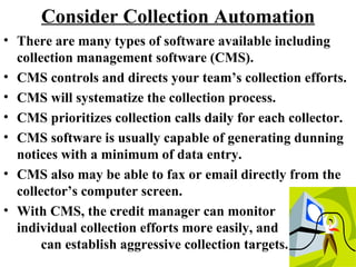 Twenty Ideas for Becoming More Effective Collector | PPT | Credit Cards ...