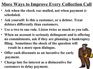 Twenty Ideas for Becoming More Effective Collector | PPT | Credit Cards ...