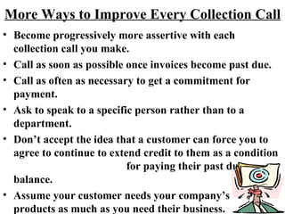 Twenty Ideas for Becoming More Effective Collector | PPT | Credit Cards ...