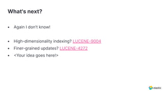 Twenty years of Apache Lucene | PPT
