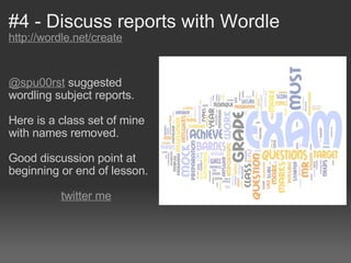 Twenty Five Interesting Ways To Use Wordle In | PPT