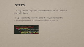 Twenty Fourteen Thumbnail Tutorial | PPT