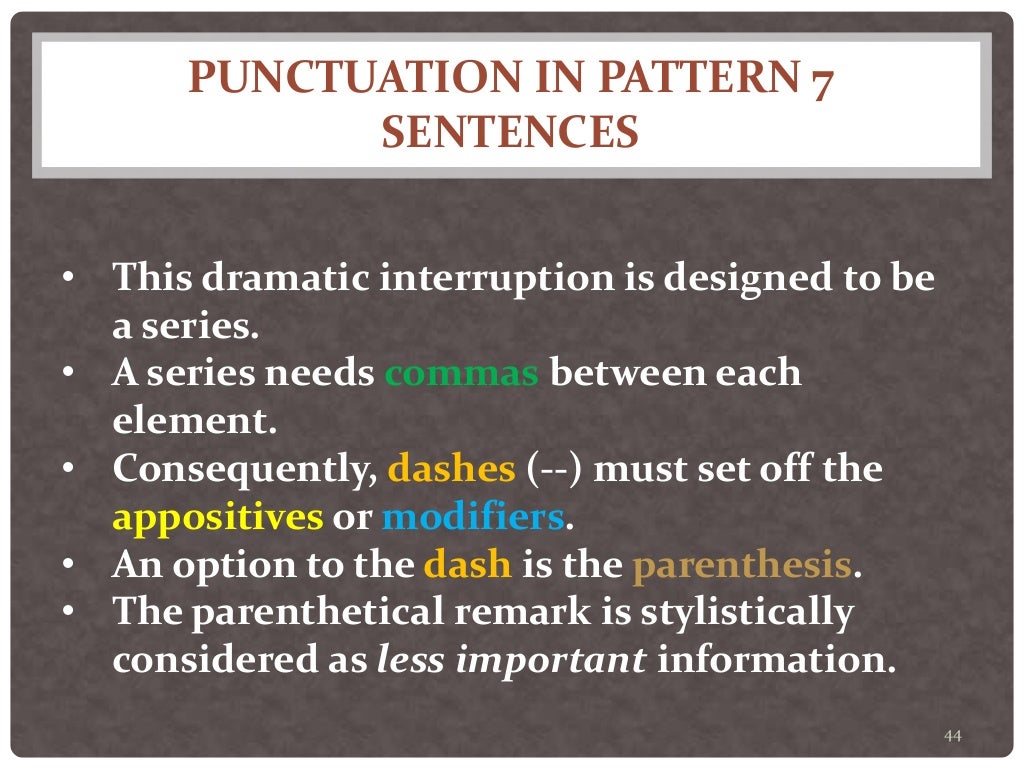 Twenty Sentence Patterns--a brief description of patterns 1 through 1…