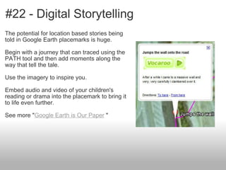 Twenty-Three Interesting Ways* to use Google Earth in the Classroom | PPT