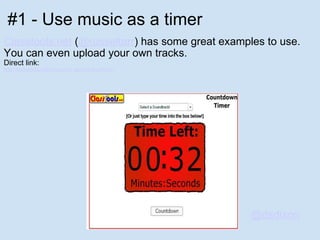 Twenty Three Interesting Ways To Use Audio In | PPT