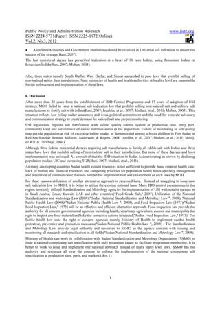 Twenty two years of idd elimination efforts in sudan | PDF