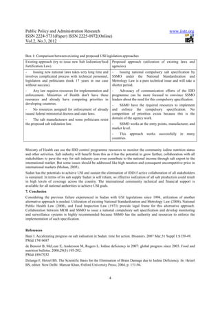 Twenty two years of idd elimination efforts in sudan | PDF