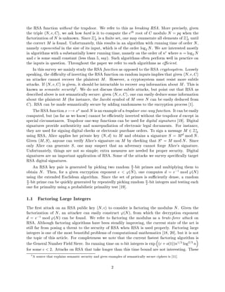 Twenty years of attacks on the rsa cryptosystem | PDF