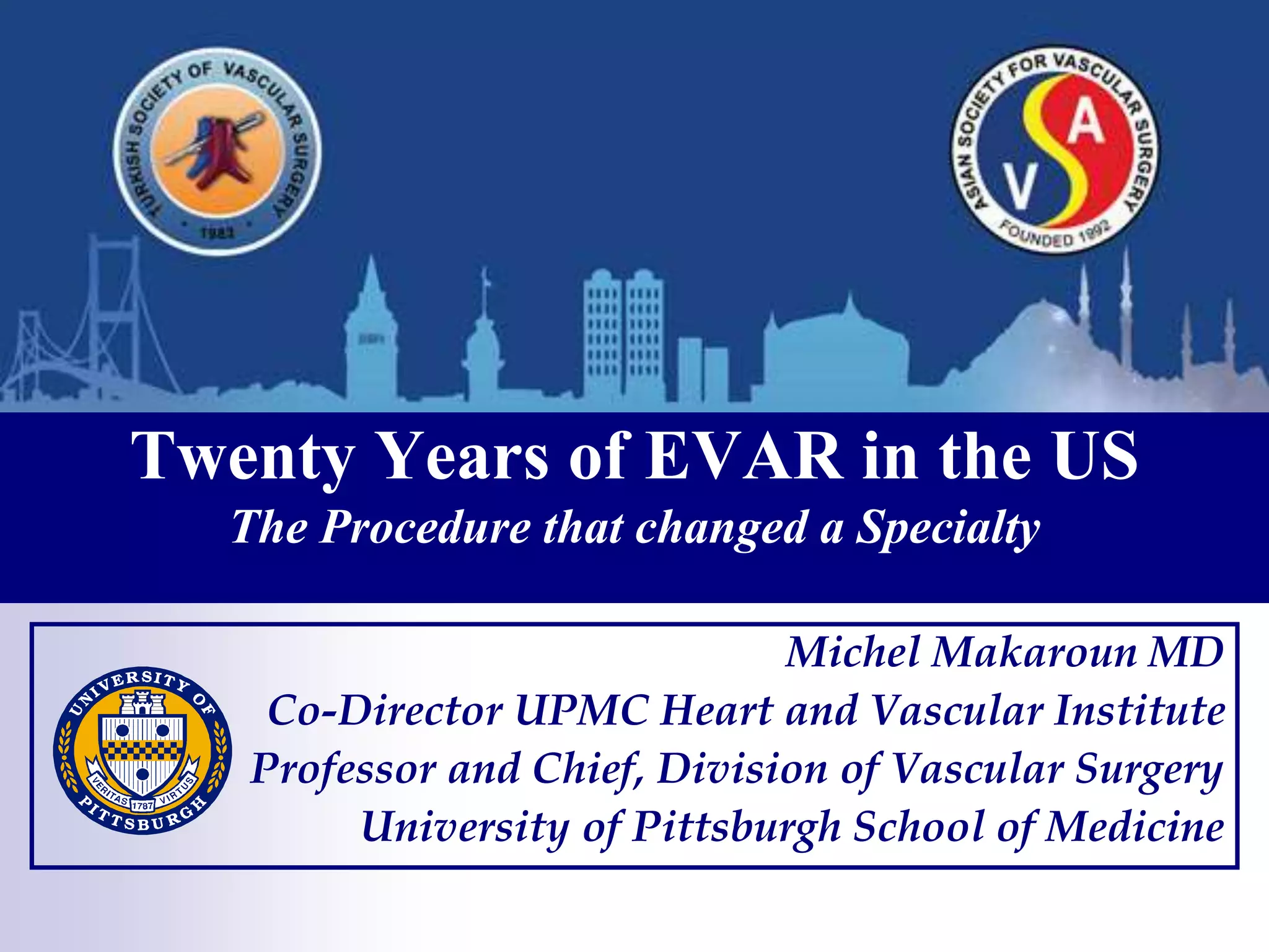 Twenty years of evar in the us the procedure that changed a specialty ...