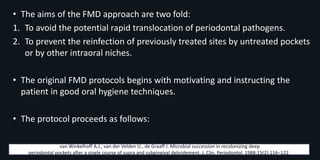Twenty years of full mouth disinfection | PPTX