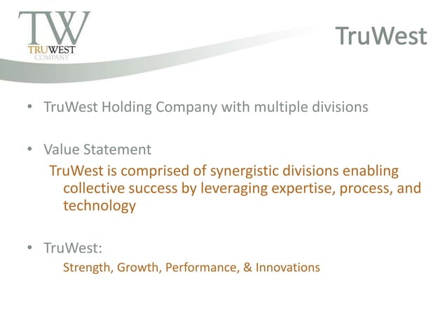 TruWest | PPT