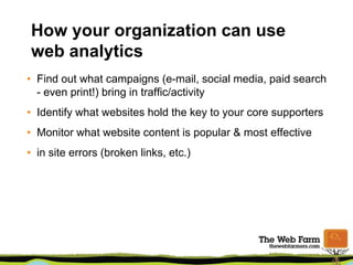 Web Analytics 101 - ChicagoCOUNTS | PPT