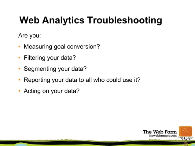Web Analytics 101 - ChicagoCOUNTS | PPT | Web Development | Internet