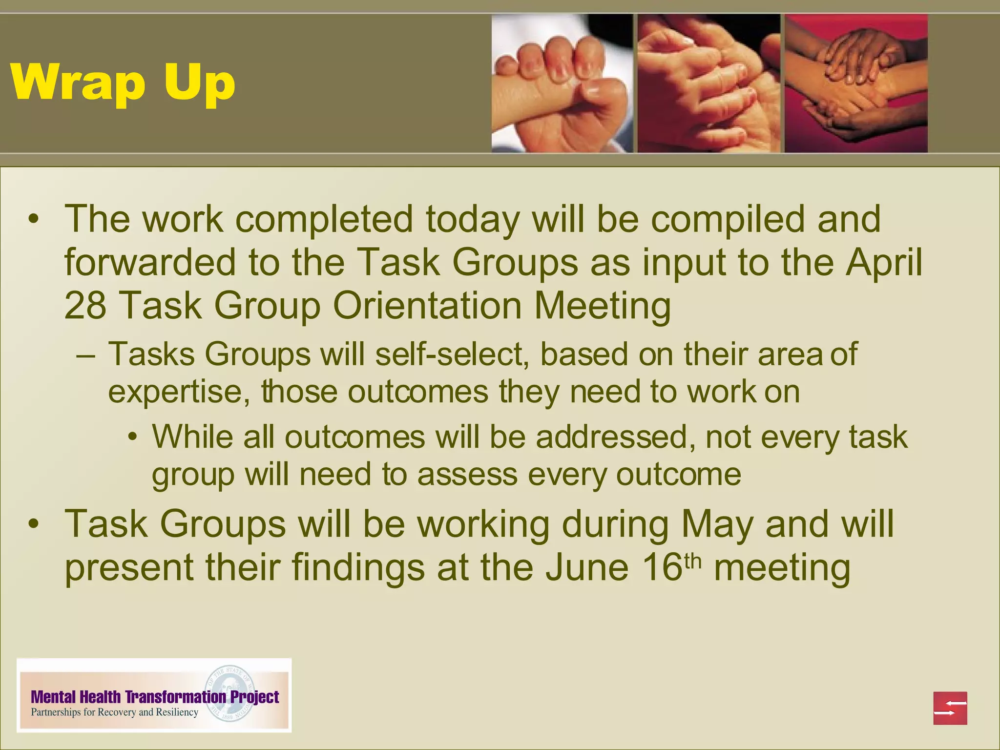Transformation Work Group (TWG) Meeting Presentation (04-21-2006) | PPS