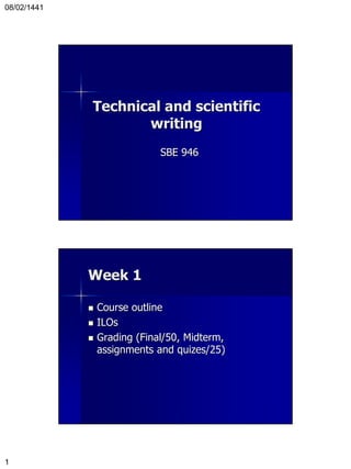 Technical writing humainities lec | PDF