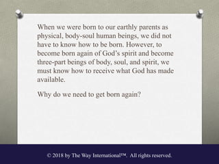 How to Get Born Again | PPTX