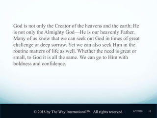 God Is Our Heavenly Father | PPTX
