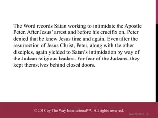 Boldly Walking with Power | PPT