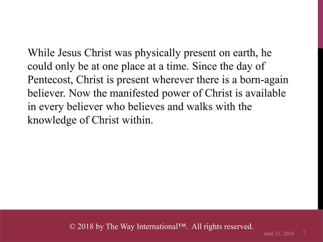 Boldly Walking with Power | PPT