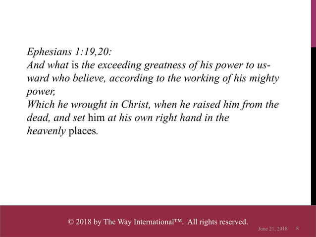 Boldly Walking with Power | PPT