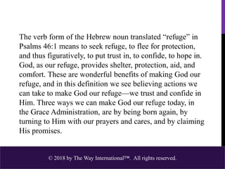 God Is Our Refuge | PPTX