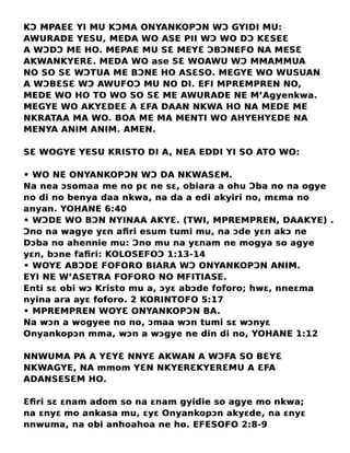 Twi Akan Gospel Tract - ONLY JESUS CHRIST SAVES.pdf