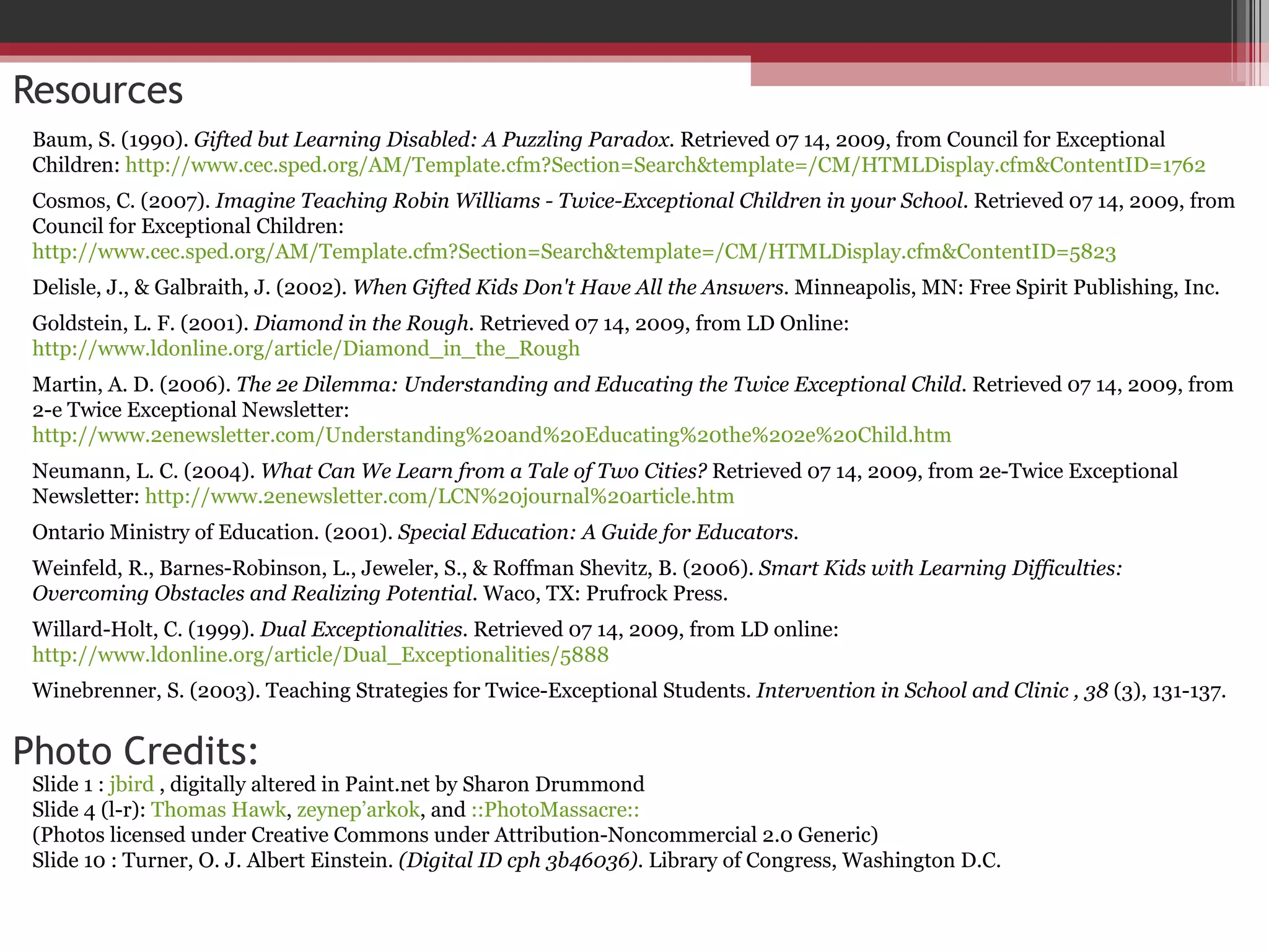 Twice Exceptional | PPT