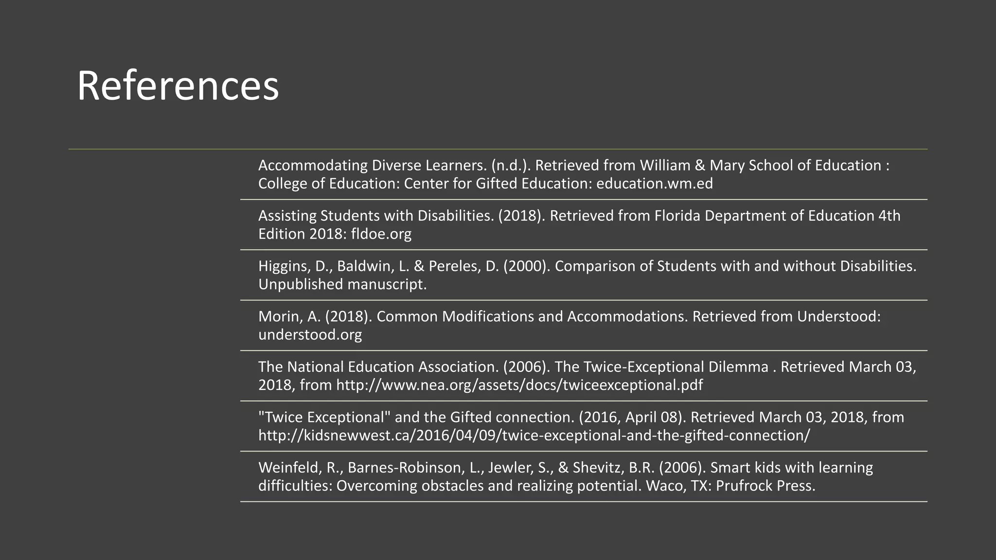 Twice exceptional learners | PPT