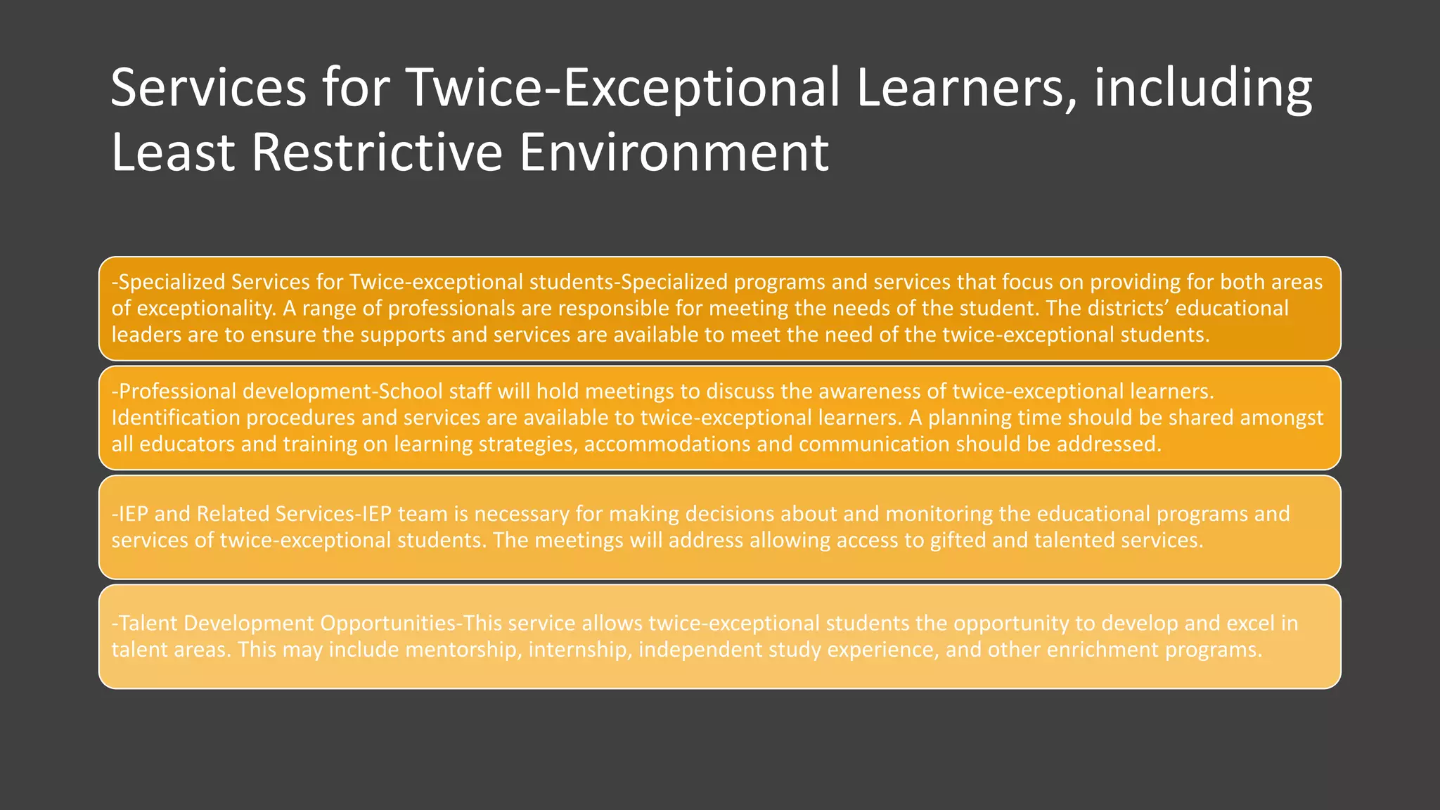 Twice exceptional learners | PPT