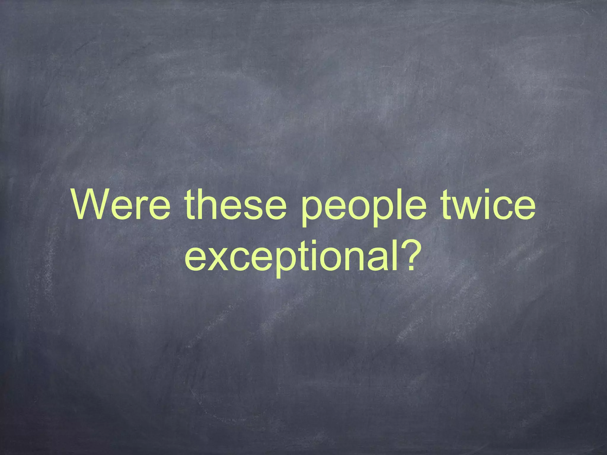 Twice Exceptional | PPT