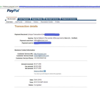 Twickerz payment proof | PPTX