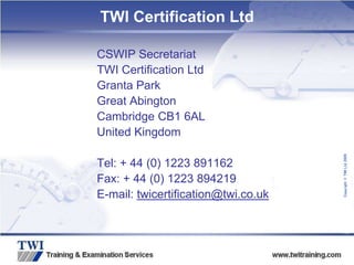 TWI CSWIP 3.1 00 Introduction (1).ppt
