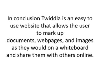 Twiddla powerpoint | PPTX