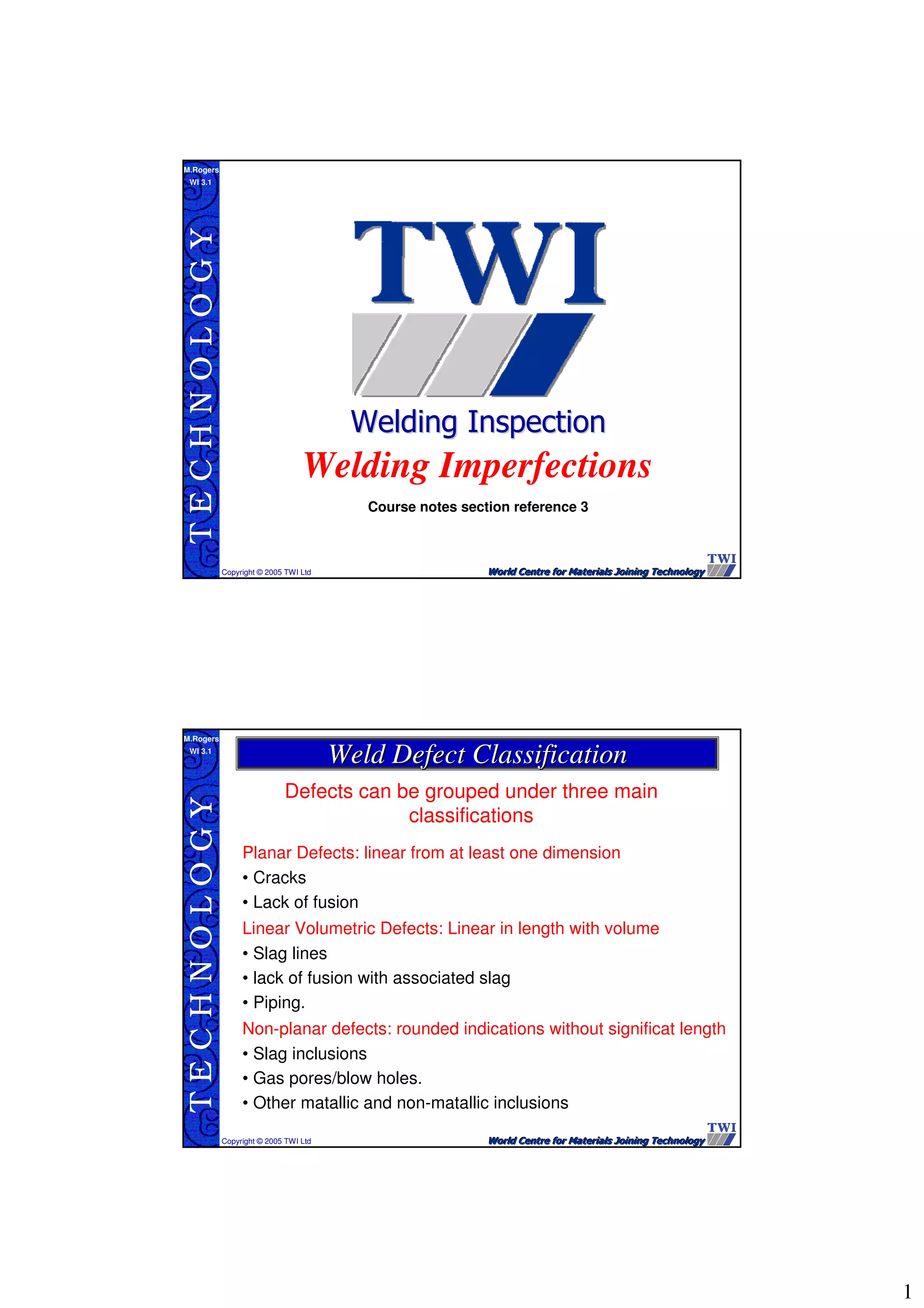 Welding defects | PDF