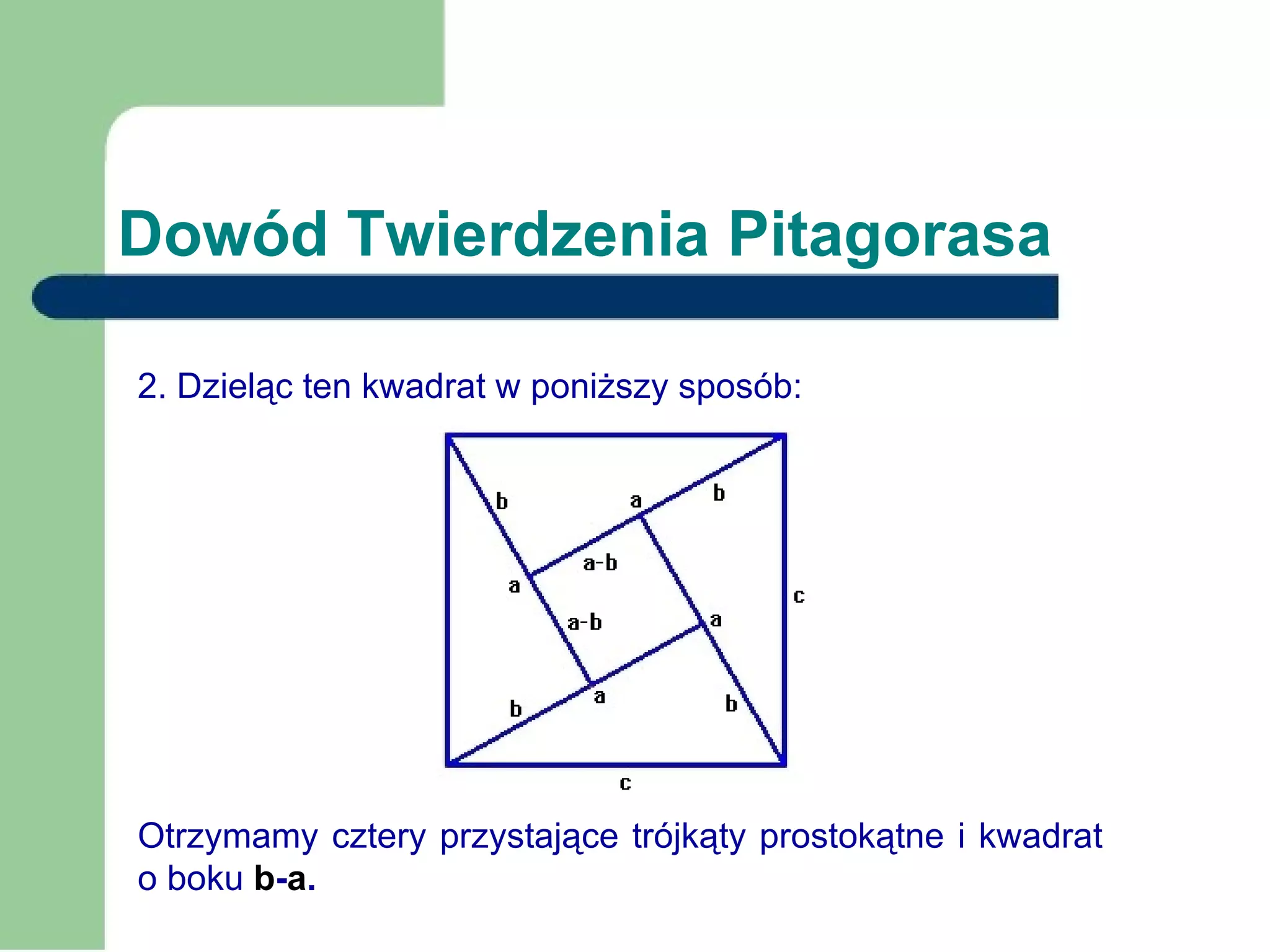 Twierdzenie Pitagorasa | PPT