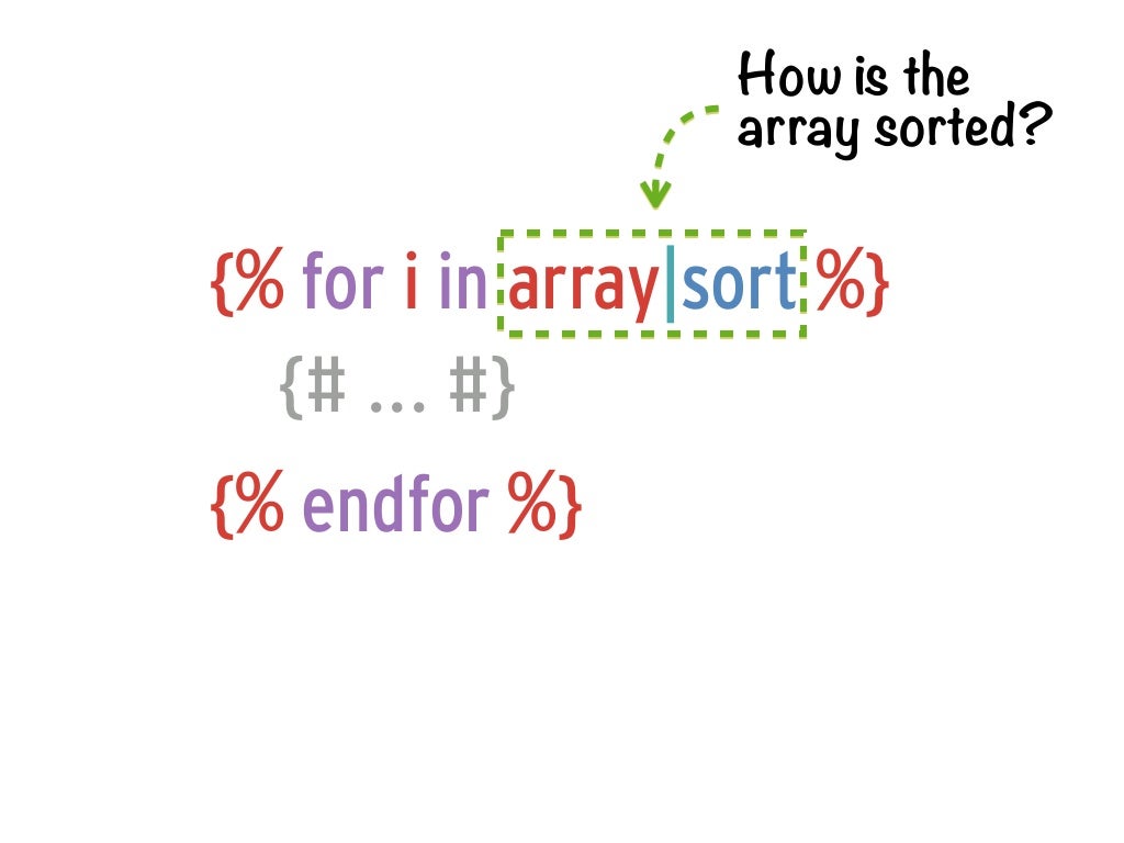 How is the array sorted?