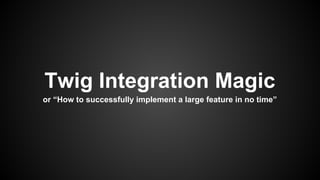 Twig integration | PPT