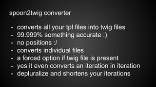Twig integration | PPT