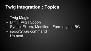 Twig integration | PPT