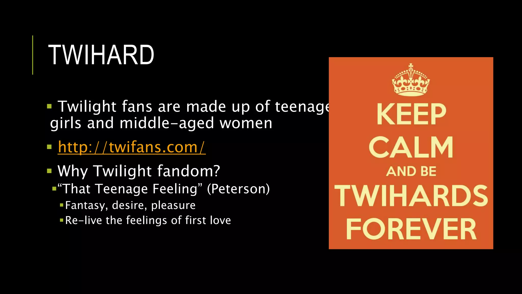 Twilight Saga Fandom Kimberly Fox | PPT