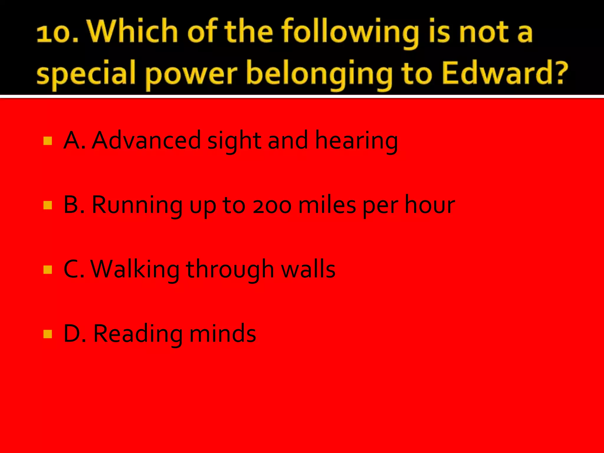 Twilight Quiz | PPTX