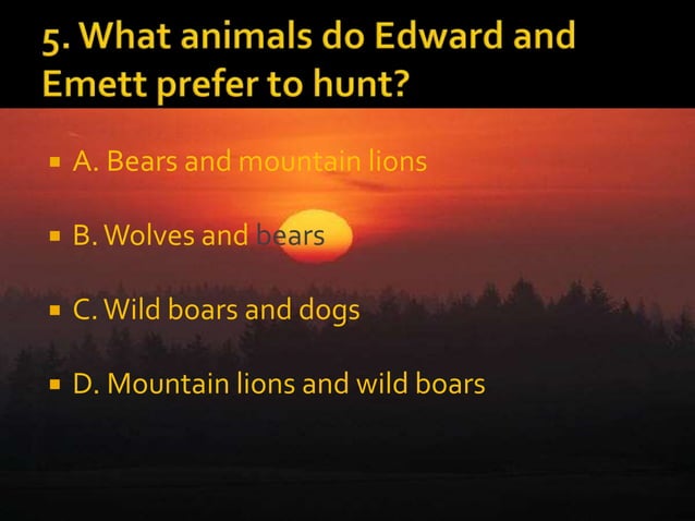 Twilight Quiz | PPTX